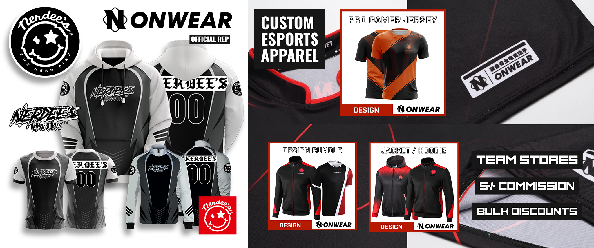 Gamer Fashion, eSports Jerseys, Skateboards, Toys | Custom – Nerdee's