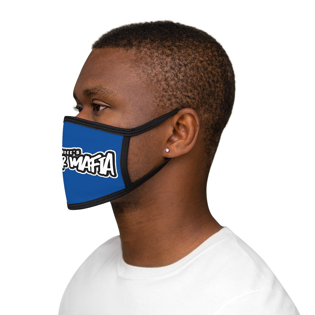 Nerdee's - Mixed-Fabric Face Mask - "Gamer Mafia" Logo (Design 01) - B